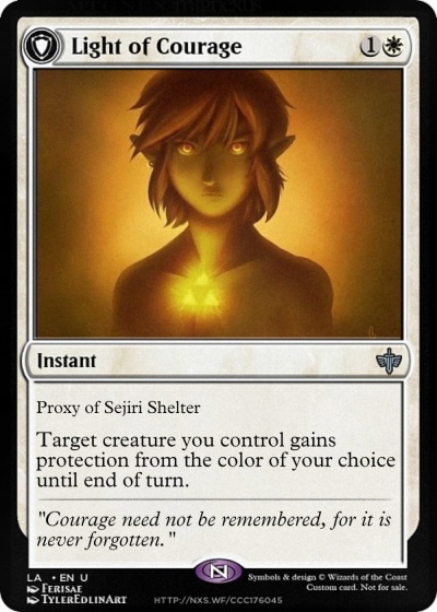 MTGNexus - Light of Courage // Dire Desert