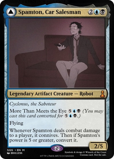 MTGNexus - Spamton, Car Salesman // Spamton, [Cungadero]