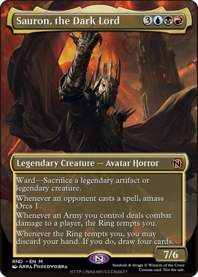 MTGNexus - Sauron, the Dark Lord