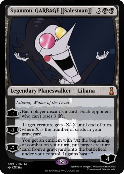 MTGNexus - Spamton, GARBAGE [[Salesman]]