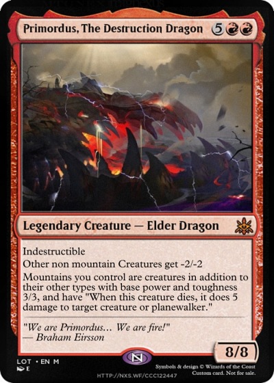 MTGNexus - Primordus, The Destruction Dragon