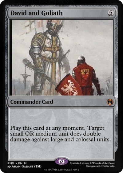 MTGNexus - David and Goliath
