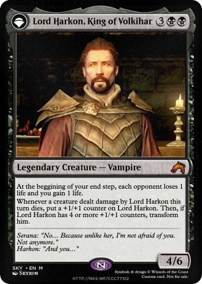 MTGNexus - Lord Harkon, King of Volkihar // Lord Harkon, Vampire Lord
