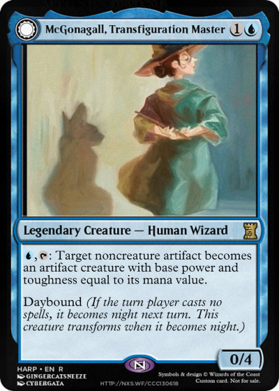 MTGNexus - McGonagall, Transfiguration Master // Tabby Cat