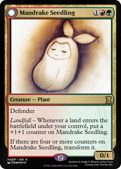 MTGNexus - Mandrake Seedling // Screaming Plant
