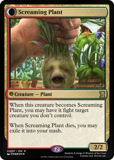 MTGNexus - Mandrake Seedling // Screaming Plant