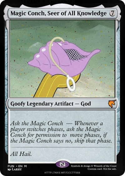 MTGNexus - Magic Conch, Seer of All Knowledge