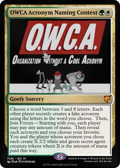 MTGNexus - OWCA Acronym Naming Contest