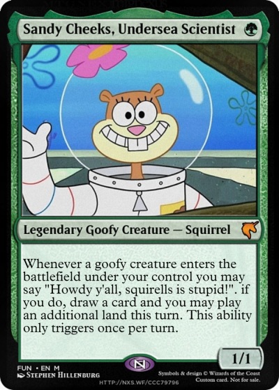 MTGNexus - Sandy Cheeks, Undersea Scientist