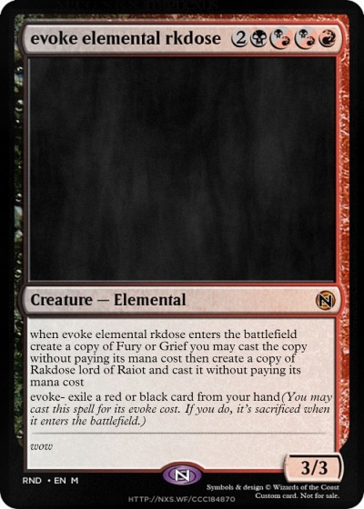 MTGNexus - evoke elementals