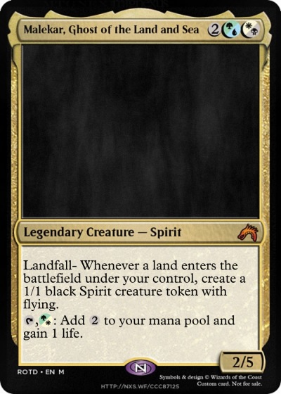 MTGNexus - Malekar, Ghost of the Land and Sea