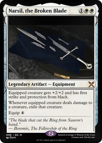 MTGNexus - Narsil, the Broken Blade