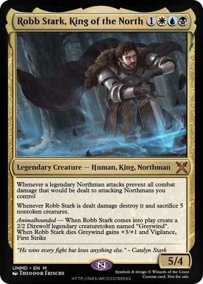 MTGNexus - Robb Stark, King of the North