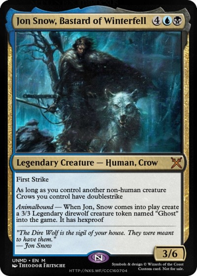 MTGNexus - Jon Snow, Bastard of Winterfell