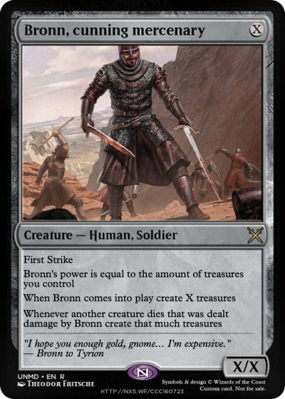 MTGNexus - Bronn, cunning mercenary