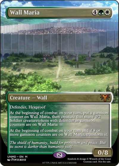 MTGNexus - Wall Maria // Wall Titans of Maria