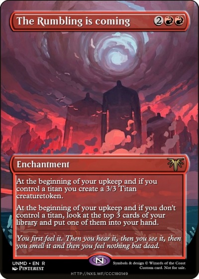 MTGNexus - The Rumbling is coming