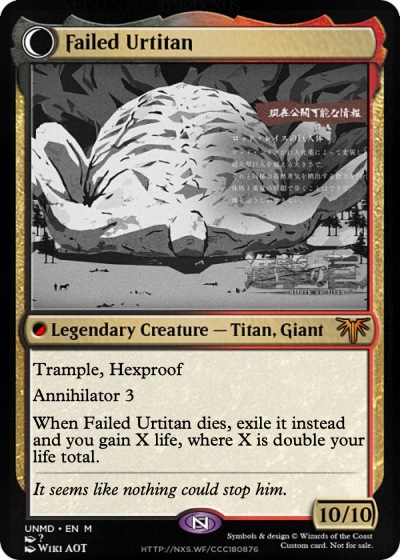 MTGNexus - Rod Reiss, Overthrower of the Queen // Failed Urtitan