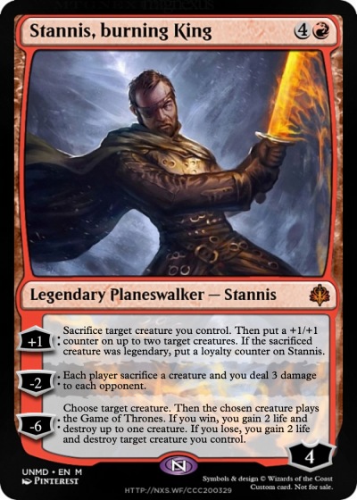 MTGNexus - Stannis, burning King