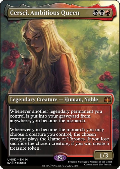 MTGNexus - Cersei, Ambitious Queen