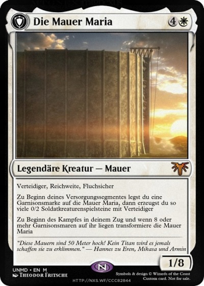 MTGNexus - Die Mauer Maria // Die Mauertitanen