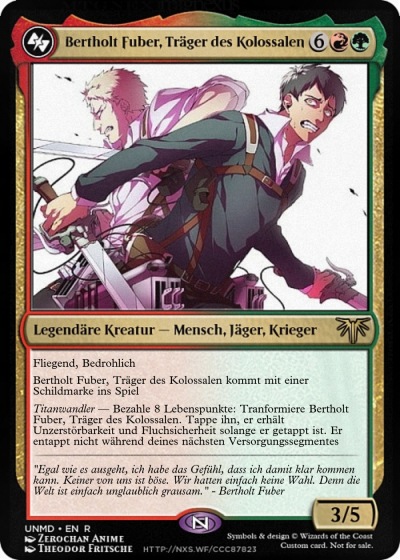 MTGNexus - Bertholt Fuber, Träger des Kolossalen // Kolossaler Titan
