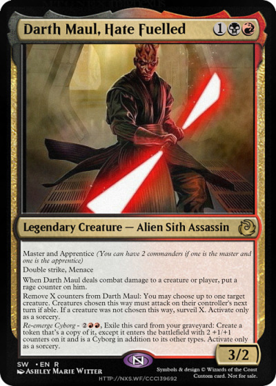 MTGNexus - Darth Maul, Hate Fuelled