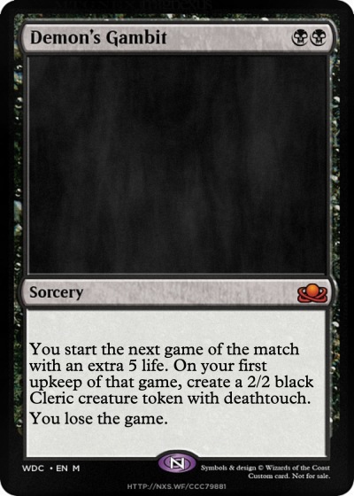 MTGNexus - Demon's Gambit