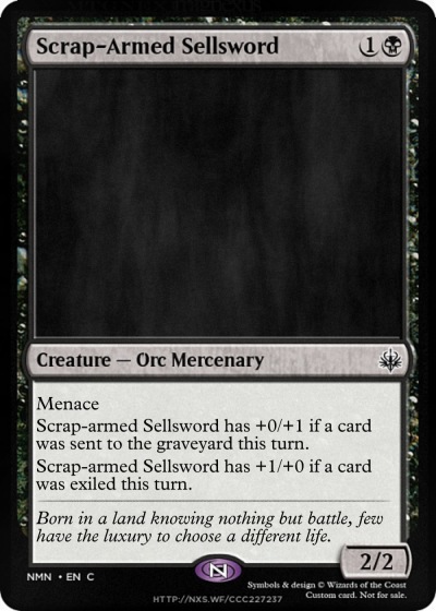 MTGNexus - Scrap-Armed Sellsword