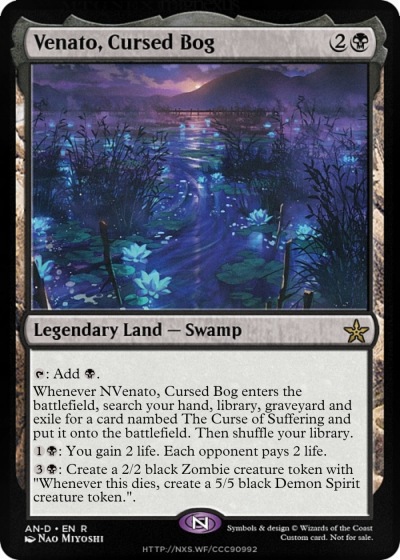 MTGNexus - Venato, Cursed Bog
