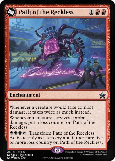 MTGNexus - Path of the Reckless // Path of the Vengeful