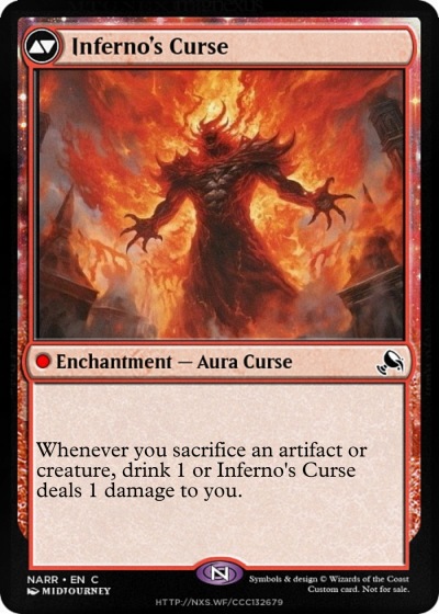 MTGNexus - Flamechaser Devil // Inferno's Curse