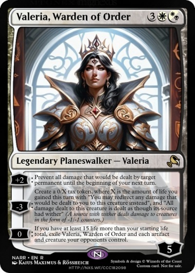 MTGNexus - Valeria, Warden of Order