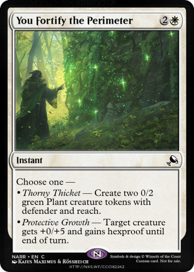 MTGNexus - You Fortify the Perimeter