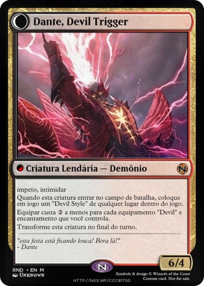 MTGNexus - Dante, O lendário caçador de demônios // Dante, Devil Trigger
