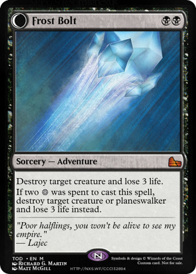 MTGNexus - Minion of Lajec // Frost Bolt