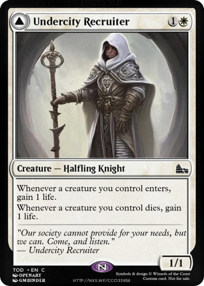 MTGNexus - Undercity Recruiter // Initiate Blessing