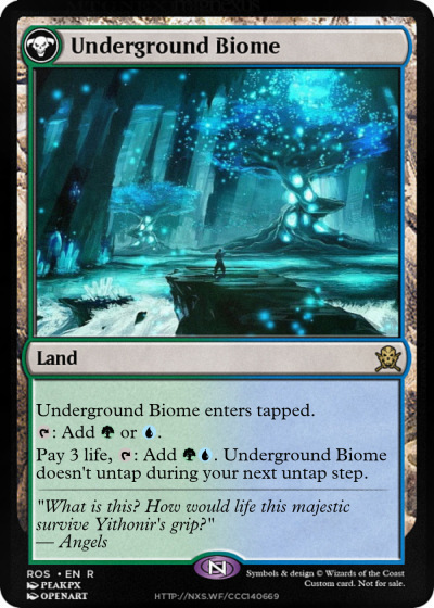 MTGNexus - Underground Forest // Burning Horizon