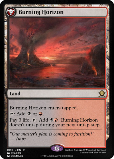 MTGNexus - Underground Forest // Burning Horizon