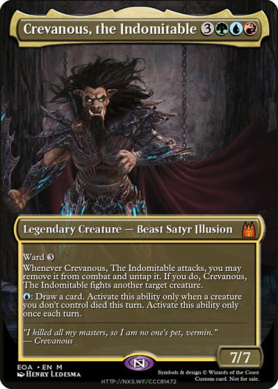 MTGNexus - Crevanous, The Indomitable