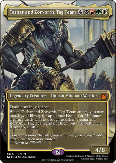 MTGNexus - Teshar and Zorvorth, Tag Team