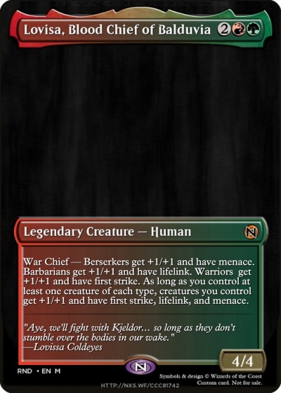 MTGNexus - Lovisa, Blood Chief of Balduvia