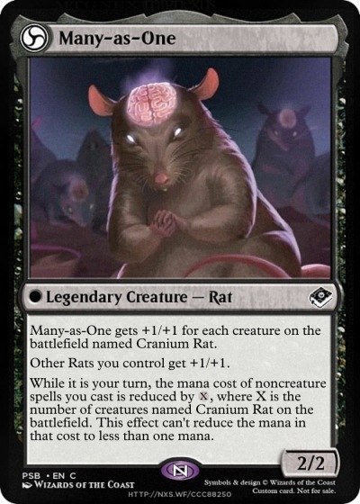 MTGNexus - Cranium Rat // Many-as-One
