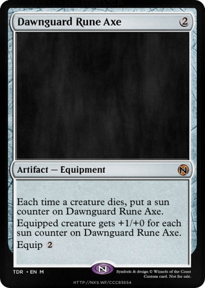 MTGNexus - Dawnguard Rune Axe