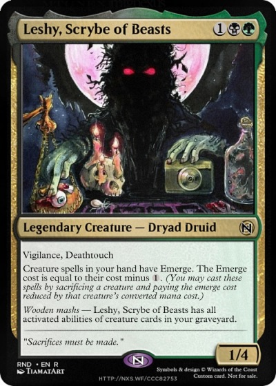 MTGNexus - Leshy, Scrybe of Beasts