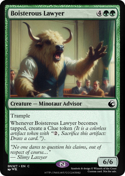 MTGNexus - Boisterous Lawyer