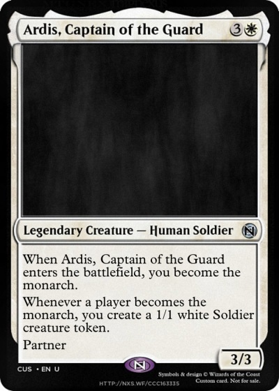 MTGNexus - Ardis, Captain of the Guard