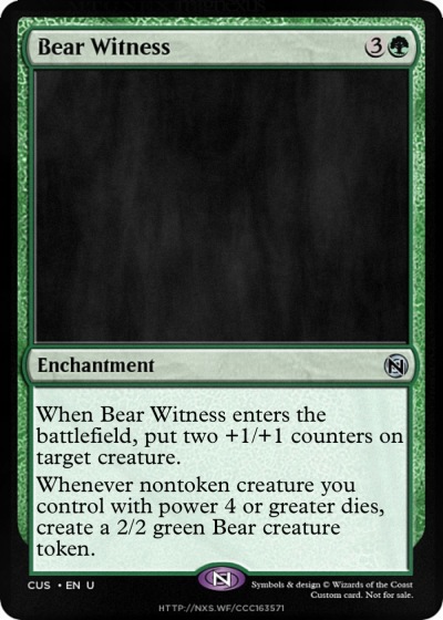 MTGNexus - Bear Witness