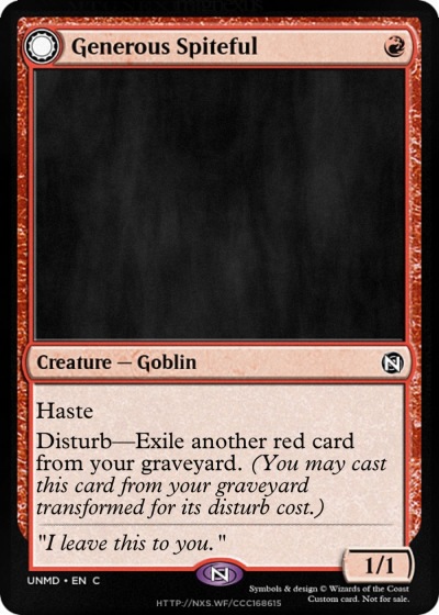 MTGNexus - Generous Spiteful // Gift of the Spiteful