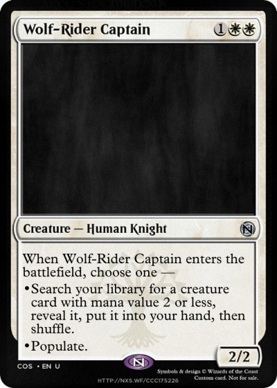 MTGNexus - Wolf-Rider Captain